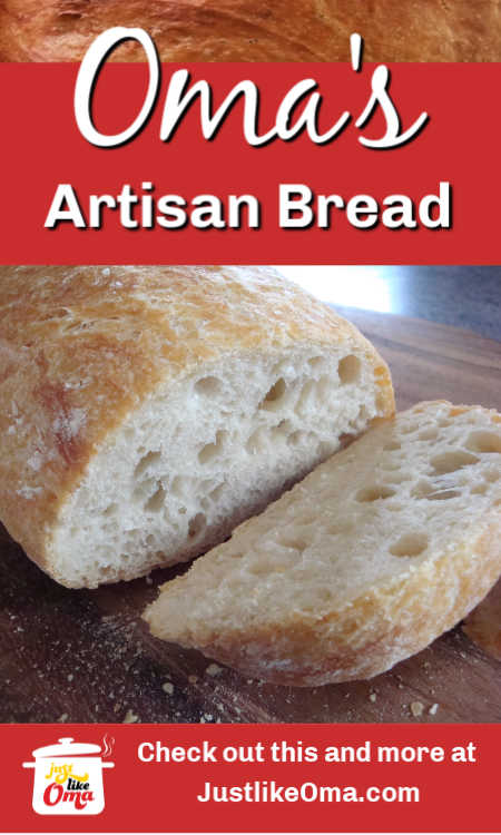 Oma's Easy Artisan Bread Recipe ~ Krustenbrot