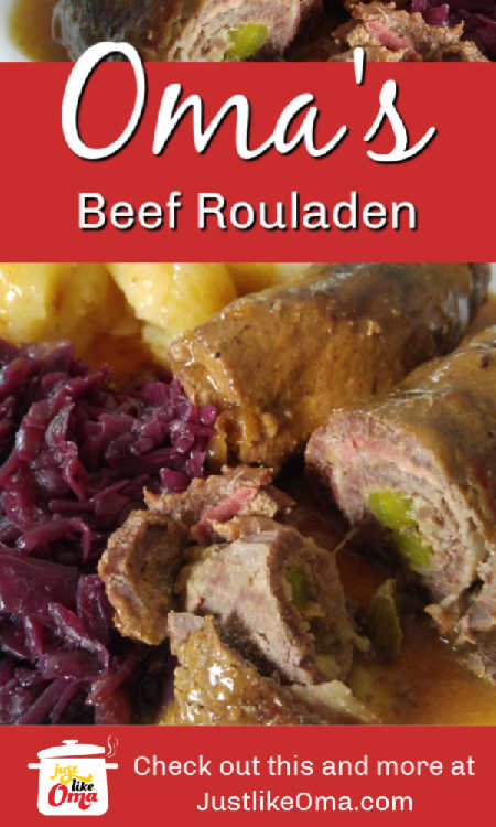 Oma's Authentic German Beef Rouladen Recipe