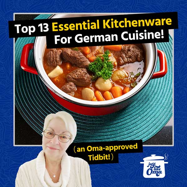 Top 13 Essential Kitcheware For German Cuisine!
