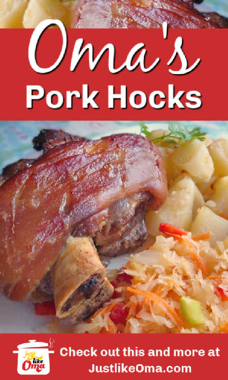 Oma's Schweinshaxe ~ How to make Pork Hocks